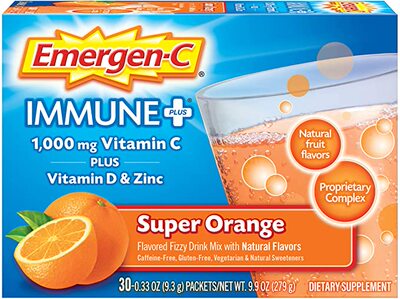 Emergen-C Immune+ Vitamin C 1000mg Powder, Plus Vitamin D An