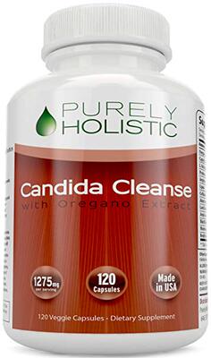Candida Cleanse 120 Capsules Veggie Caps with Herbs, Antifun
