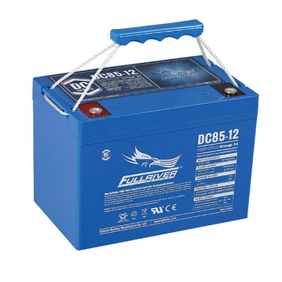 FULLRIVER丰江蓄电池DC85-12 12V85AH动力免维护AGM深循环电瓶