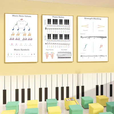 琴行墙面装饰画高清画面