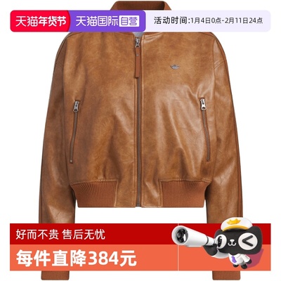 【自营】adidas阿迪三叶草女子WJ PU PAD运动休闲棉服外套KC2655