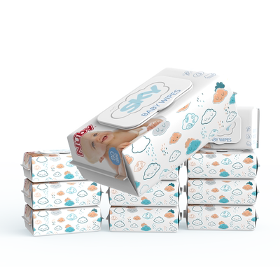 自营80抽湿巾Nuby/努比