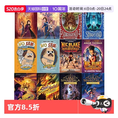 【自营】预售 Amari 英文原版 阿玛瑞与神秘奇物  Amari and the Despicable Wonders 3册 桥梁章节小说  奇幻冒险成长青少年读物