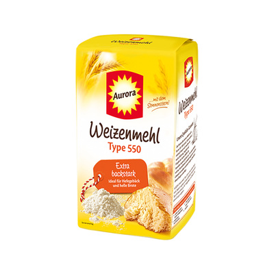 德国进口Aurora Pizza Gluten Flour奥罗拉中筋高筋小麦披萨面粉