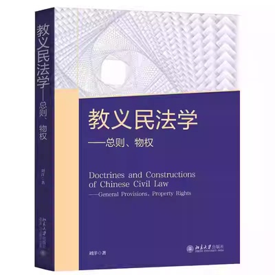 正版2025年新书 教义民法学：总则 物权 刘洋 北京大学出版社 法学理论法学教材参考书法学院学生教师律师学习工具书9787301365441