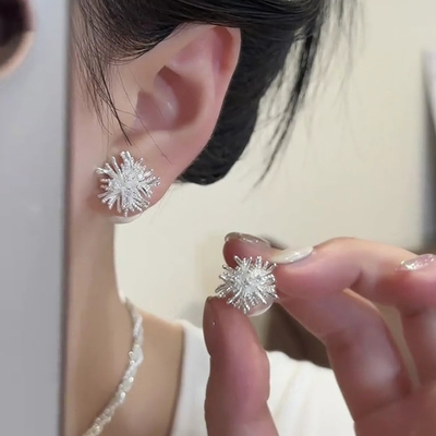 烟花珍珠设计一款两戴耳环