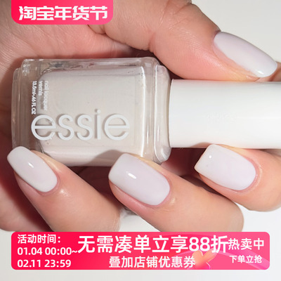 美国essie指甲油 透乳白 63 marshmallow