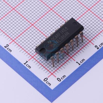 逻辑门 SN74LS86AN PDIP-14 TI全新原装进口