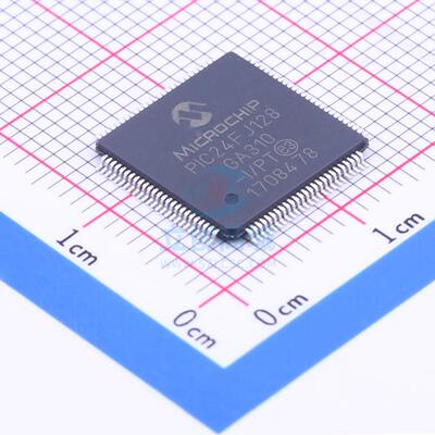 单片机(MCU/MPU/SOC) PIC24FJ128GA310-I/PT TQFP-100 MIC 全新原