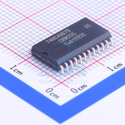 模拟开关/多路复用器 74HC4067D,653 SO-24 全新原装进口