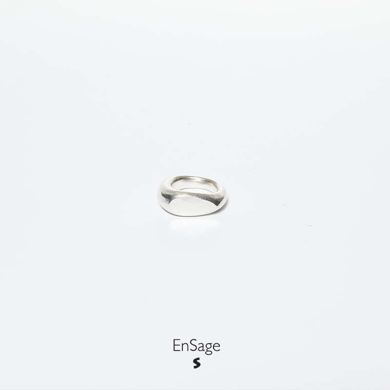 日本EnSage授权 2022AW新 Modern Ring手工小众复古戒指925纯银_虎窝淘