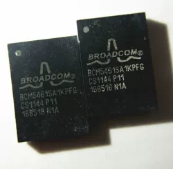 集成IC电路BCM5461SA1KPFG 以太网芯片 BGA117封装原装拆机