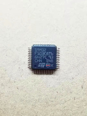 集成IC电路芯片STM32F103C8T6TR LQFP-48  STM32F103原装拆机
