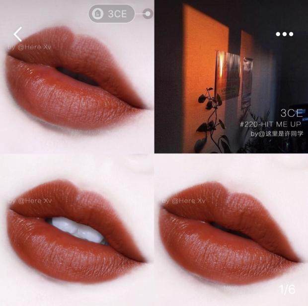 现货韩国 3CE雾面哑光口红吃土色南瓜色 223 222 221 220包邮_虎窝淘