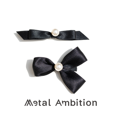 蝴蝶结边夹刘海夹发饰2025新款时尚