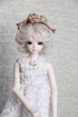 贝尔高温丝假发3分l铃兰棕色长卷