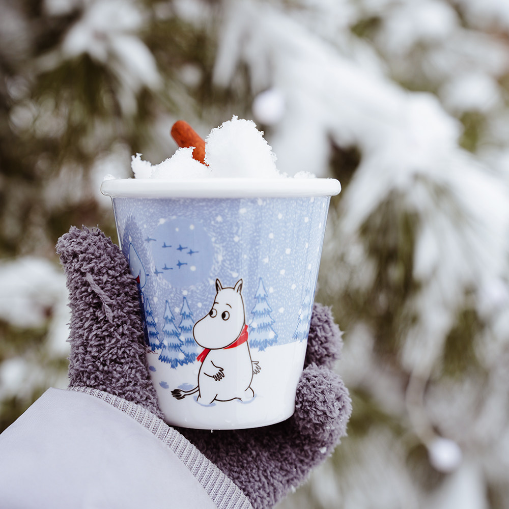 中国Zicco姆明联名餐具moomin冰雪世界杯子圆碗圆盘方盘餐具套装