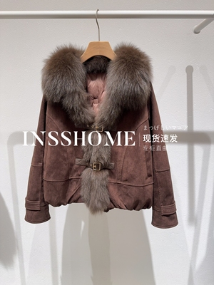 in's/MixMax美姿宝莉2025冬国内代购3254220355皮草羽绒外套4249