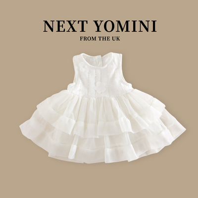 英国NEXT YOMINI 女童连衣裙夏季新款婴幼儿拼接纱裙女童公主裙