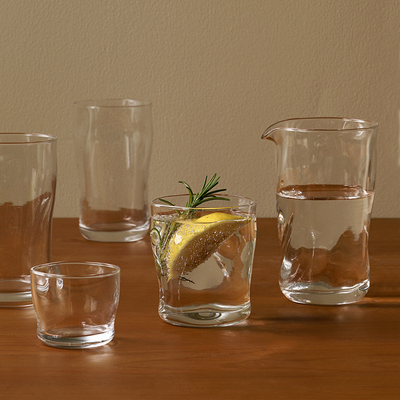 迦乐进口日本硝子玻璃水杯