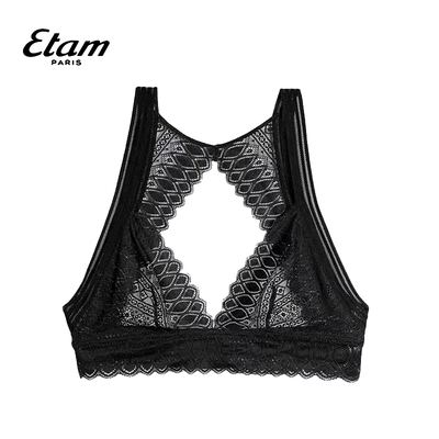 Etam雕刻系列法式蕾丝单层文胸优雅性感美背内衣W124DI0124