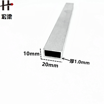 铝合金方管10*20*1空心方形铝管铝方管工业型材铝方通四装饰条