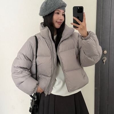 MOCHA百搭90白鸭绒立领羽绒服