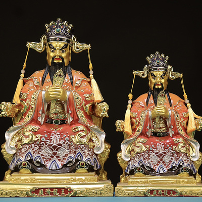 纯铜龙王广济龙王坐像神像摆件室内办公室龙五爷东海龙王家用摆放