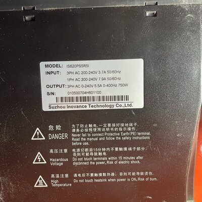 议价原装拆机伺服驱动器IS620PS5R5I 750W