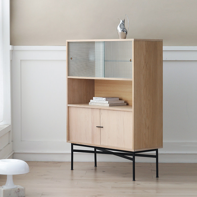 Cadot Design Overlap实木餐边柜现代简约客厅储物柜收纳柜茶水柜_虎窝淘