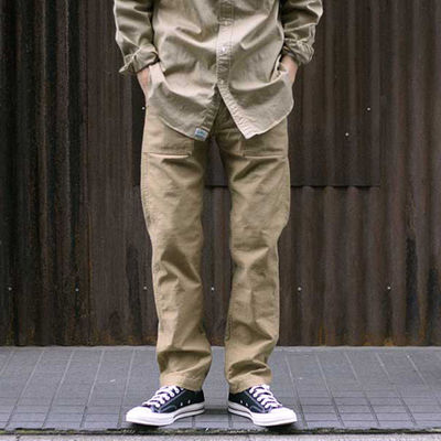 orSlow 四季百搭军裤 美式复古复刻 OG107 色棉缎 旧化纹理更出彩
