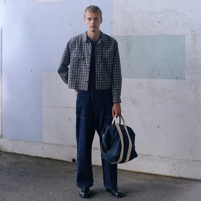 Phigvel Makers 大人品味复古波士顿包袋原创轻量帆布包DuckCloth