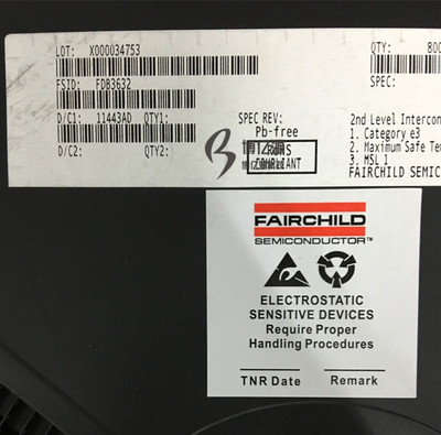 原装正品贴片FDB3632 TO-263 80A 100V N沟道 MOS场效应管 FDB363