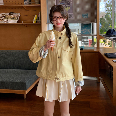 现货新款2026年黄色短外套8616P135K198