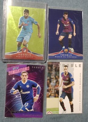 足球球星卡三重奏帕尼尼