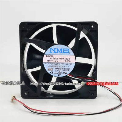 4715KL-07W-B20/B29 48V 0.15A 原装NMB 120*120*38 12CM风扇