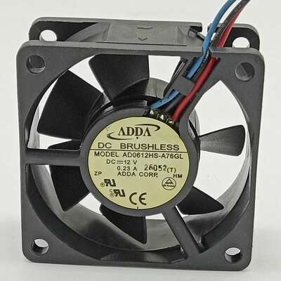 原装ADDA AD0612HS-A76GL DC12V 0.23A 6CM厘米6025机箱散热风扇