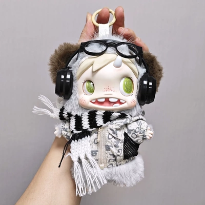 仅娃衣】monster baby宝拉POLAR搪胶怪物收藏系列换装连帽衫围巾