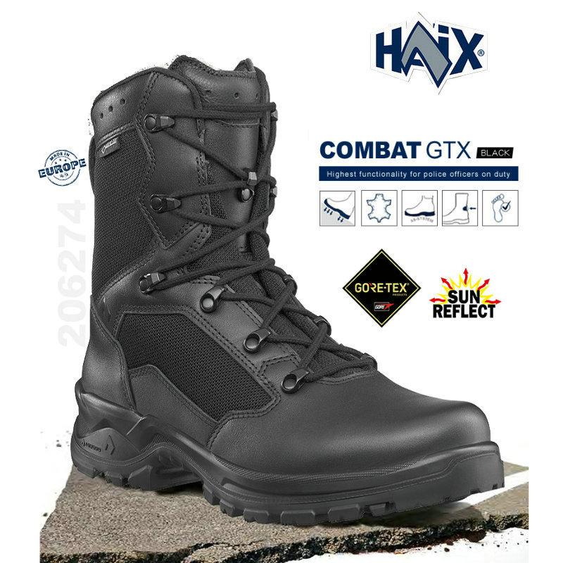 德国汉克斯HAIX COMBAT战术户外靴防水防滑登山徒步作训轻量高筒