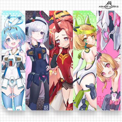 BA蔚蓝档案周边阿罗娜普拉娜小桃小绿柚子机娘系列同人周边