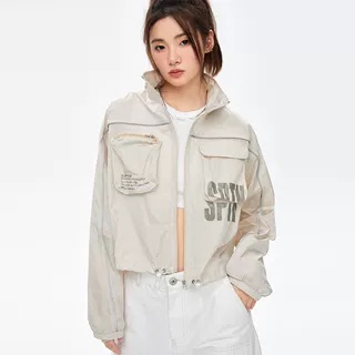 SPARTACKS甜酷高街防晒拉链外套