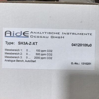 议价AIDE红外气体传感器SH3A-Z-XT，德国原装进口，型号维修