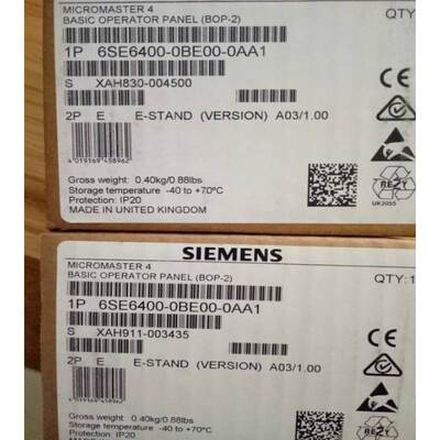 西门子6SE6400-0BE00-0AA1变频器