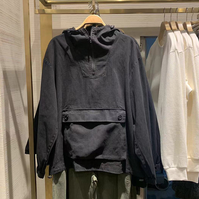 男装潮连帽秋冬特宽松