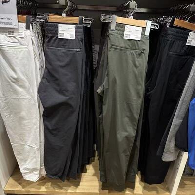 尤苏苏家 男装DRY-EX吸湿排汗高弹力速干运动休闲束脚长裤455408