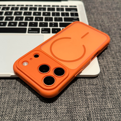 肤感磨砂细圈磁吸手机壳