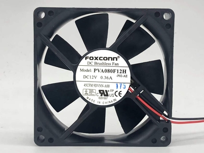 全新FOXCONN/富士康 8020 PVA080F12H 12V 0.36A 4线 8CM散热风扇