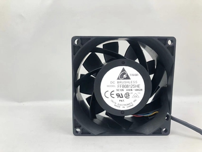 台达DELTA 8038 8cm双滚珠4线服务器机箱风扇12V0.87A FFB0812SHE