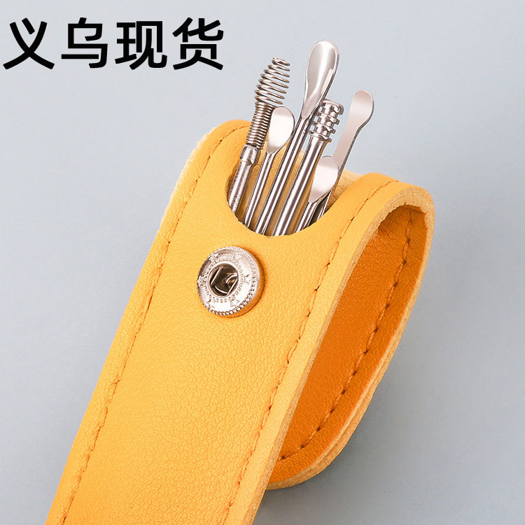 耳勺6件套掏耳勺六件套6件套装专业掏耳朵清洁器套装采耳工具