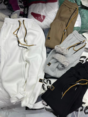 休闲运动松紧腰九分裤哈伦裤